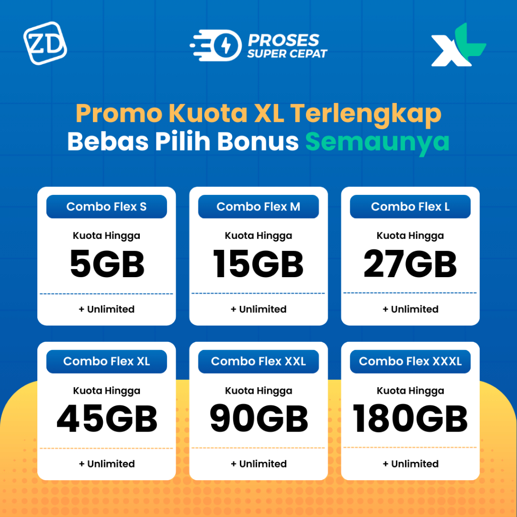Jual Paket Data XL Xtra Combo Lite & Xtra Combo Flex + Bonus Unlimited Turbo/Lainnya | Shopee ...