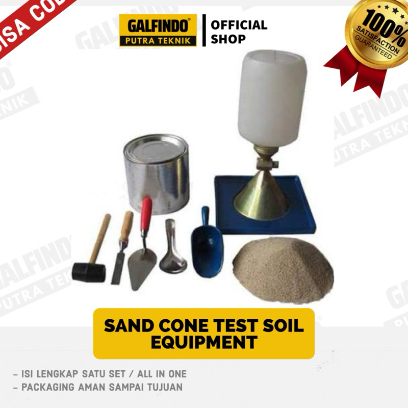 Jual GALFINDO ALAT TEST TANAH SAND CONE TEST FULL SET | Shopee Indonesia
