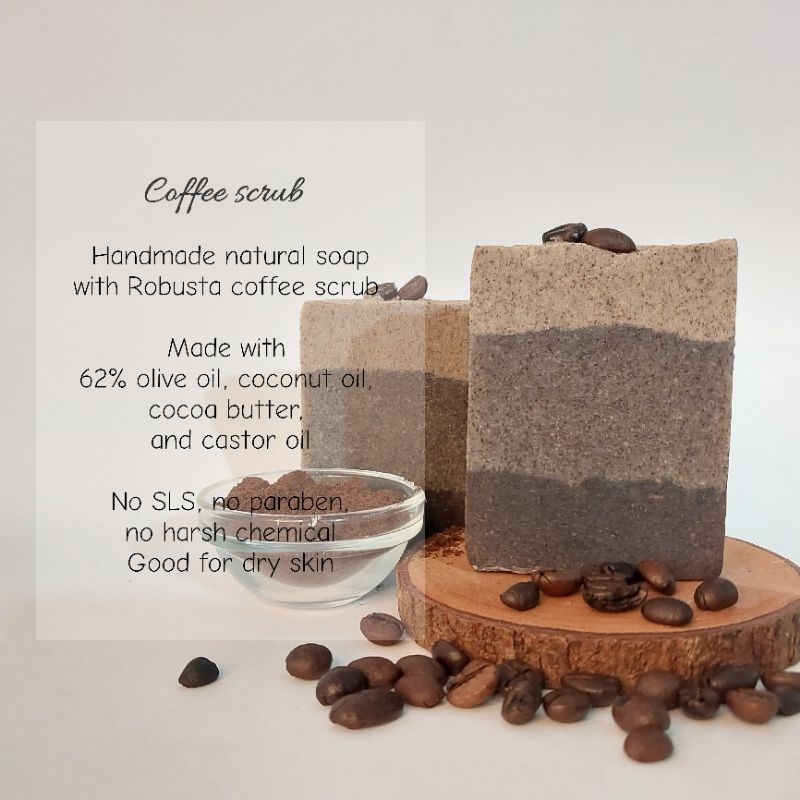 Jual NATURAL COFFEE SOAP | SABUN KOPI NATURAL | SABUN SCRUB KOPI ...