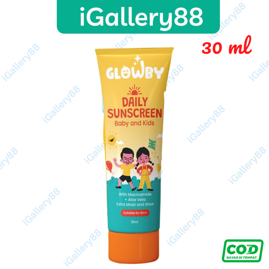 Jual Glowby Daily Sunscreen Wajah dan Badan spf 50 untuk Bayi dan Anak ...