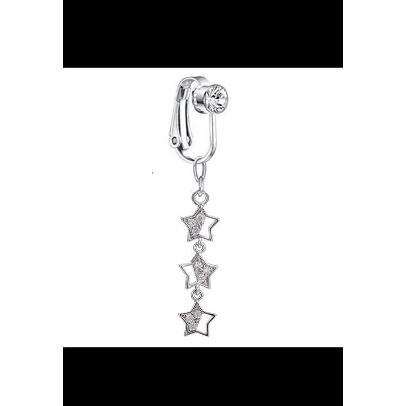 Jual Anting pusar jepit tanpa tindik clip fake, piercing earing belly ...