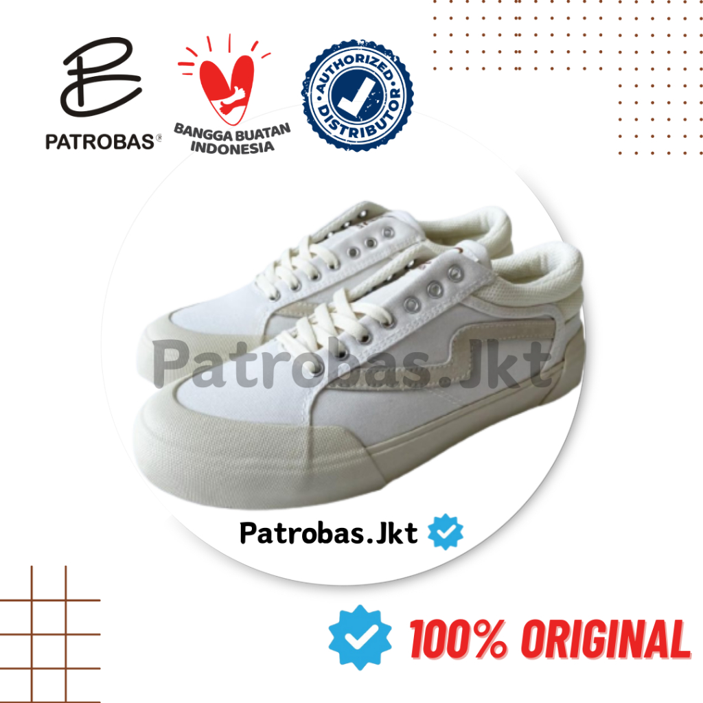 Jual Sepatu Patrobas Cloud Low Off White ( Putih ) Original | Sneakers ...