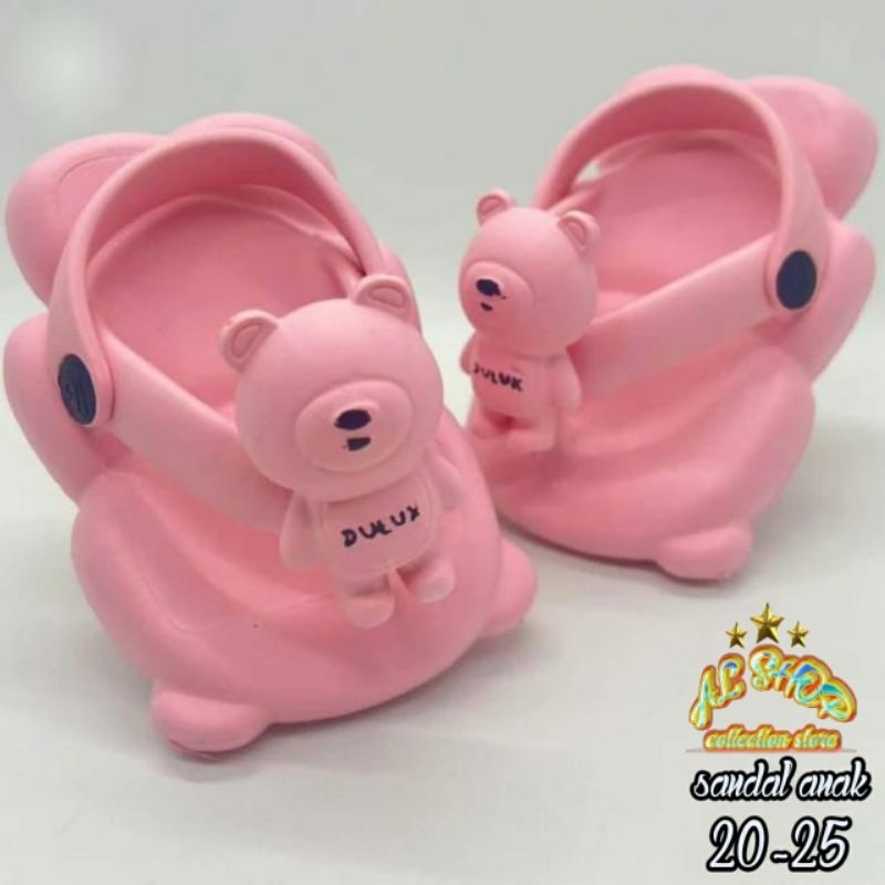 Jual Sendal baim Anak Perempuan Motif Boneka Bear Beruang 570e dulux ...