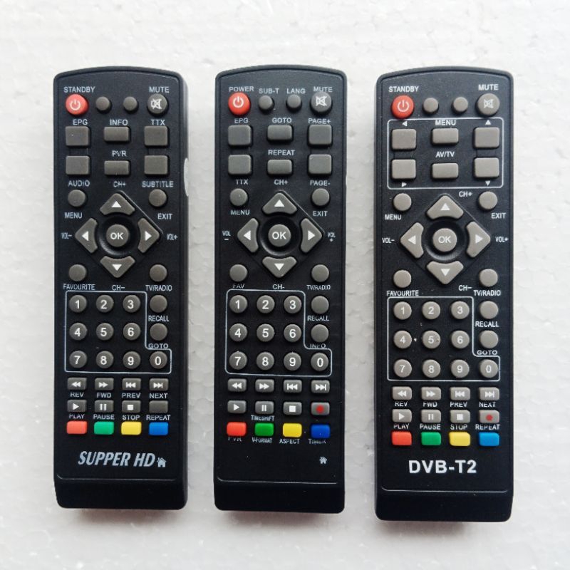 Jual remot stb universal remote set top box advance dvb t2 luby ...
