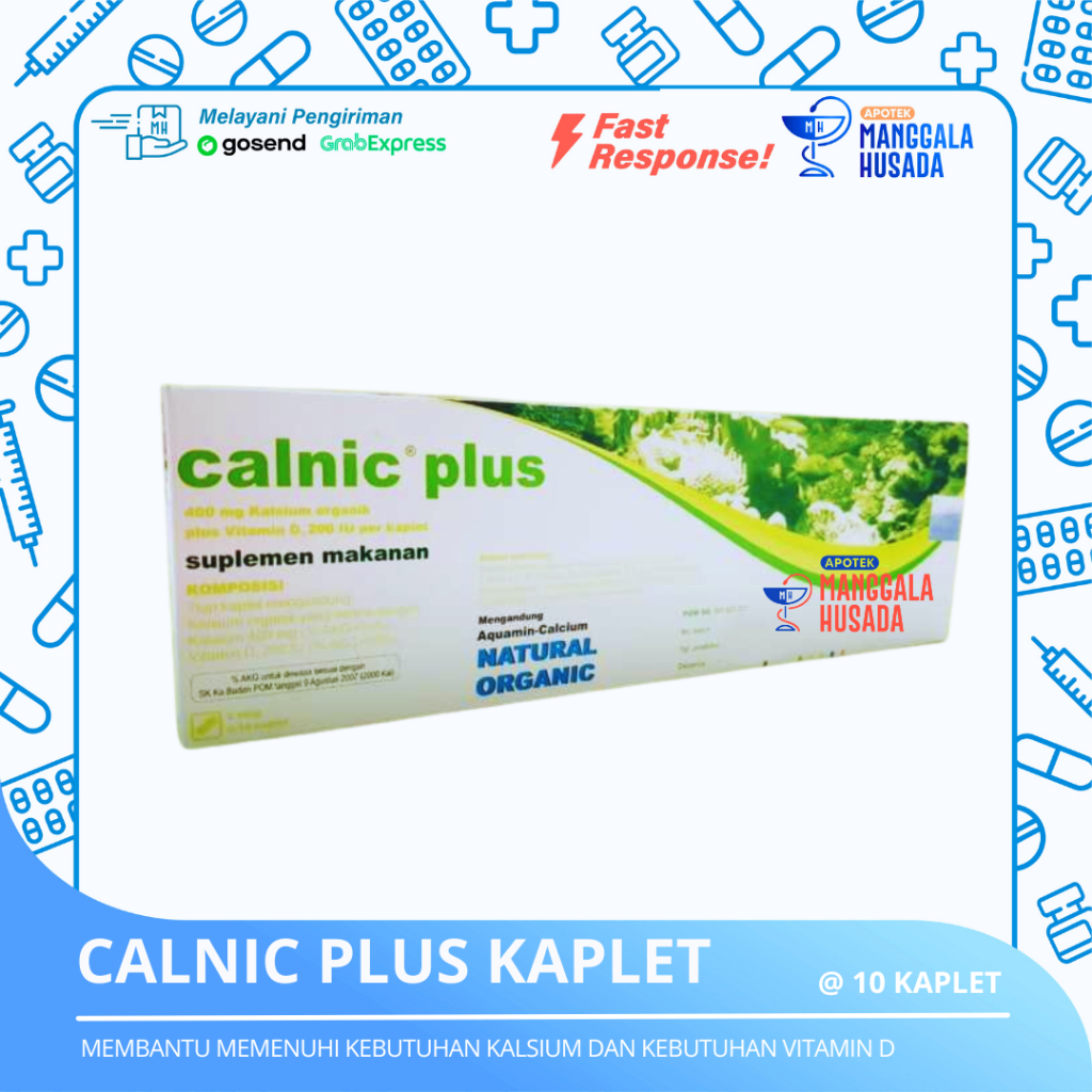 Jual CALNIC PLUS KAPLET PER STRIP @10 KAPLET | Shopee Indonesia