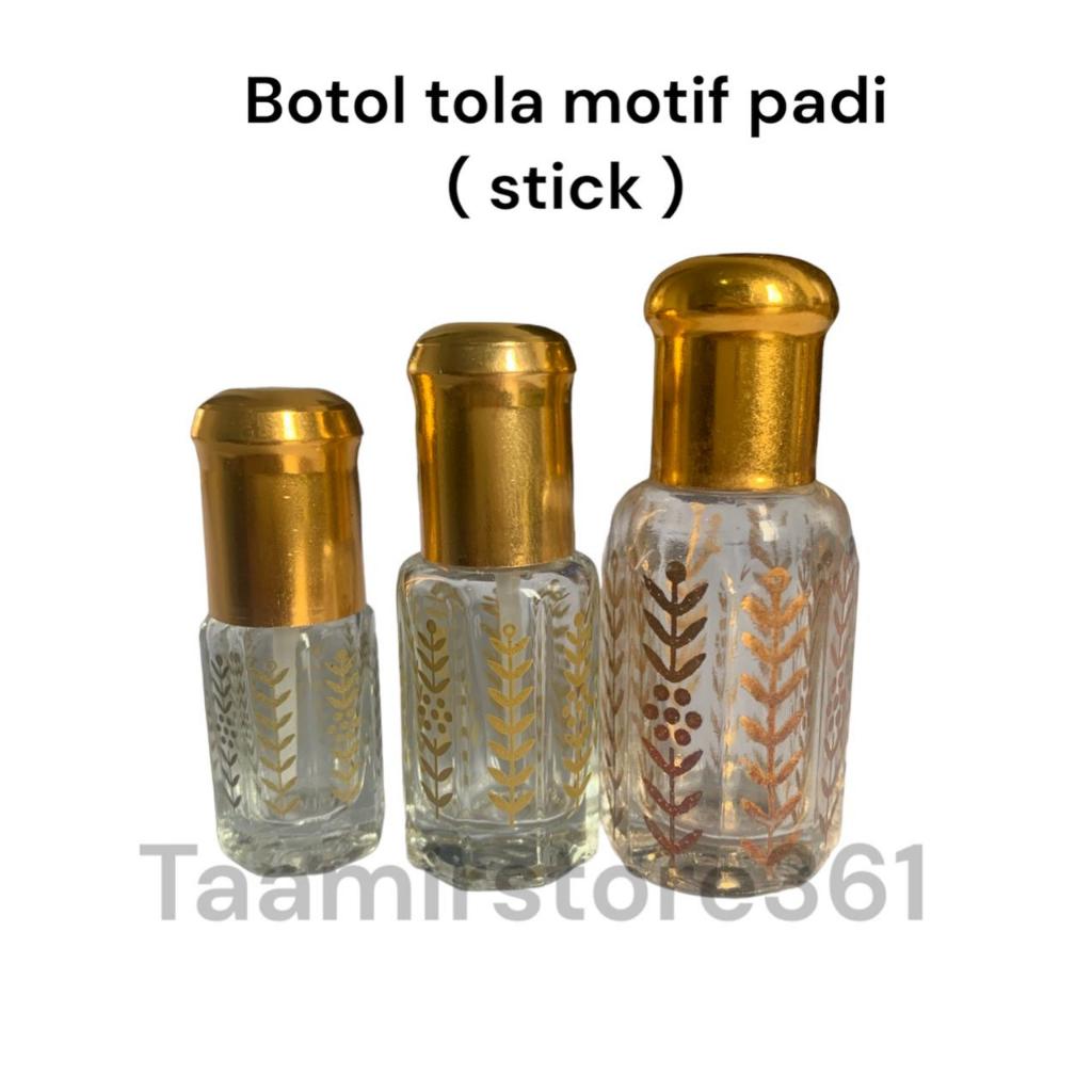 Jual botol tola motif padi stick oles satu lusin | Shopee Indonesia