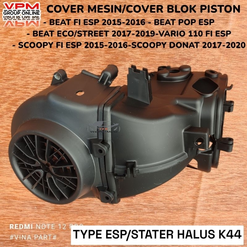 Jual cover blok mesin beat pop beat fi esp street scoopy fi esp vario ...