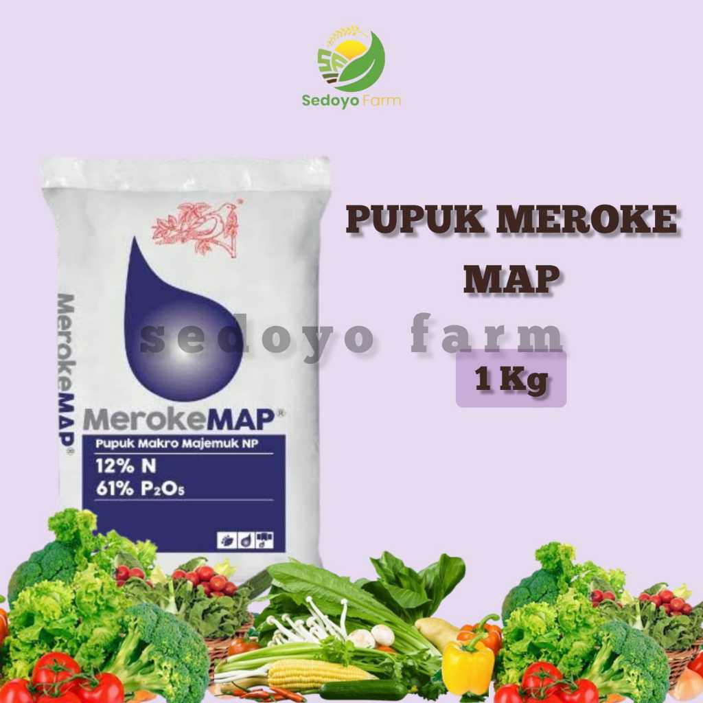 Jual Pupuk Meroke MAP Kemasan Asli Pabrik 1Kg | Shopee Indonesia