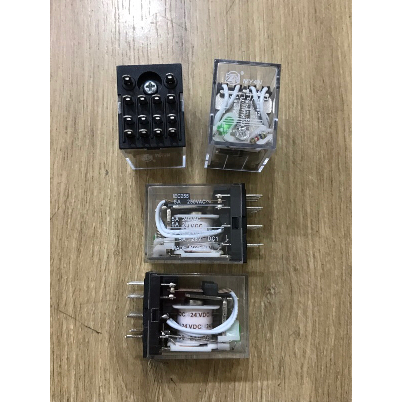 Jual Relay Rilay MY4N DC 24V 14 pin Riley 24V Volt 14 kaki | Shopee ...