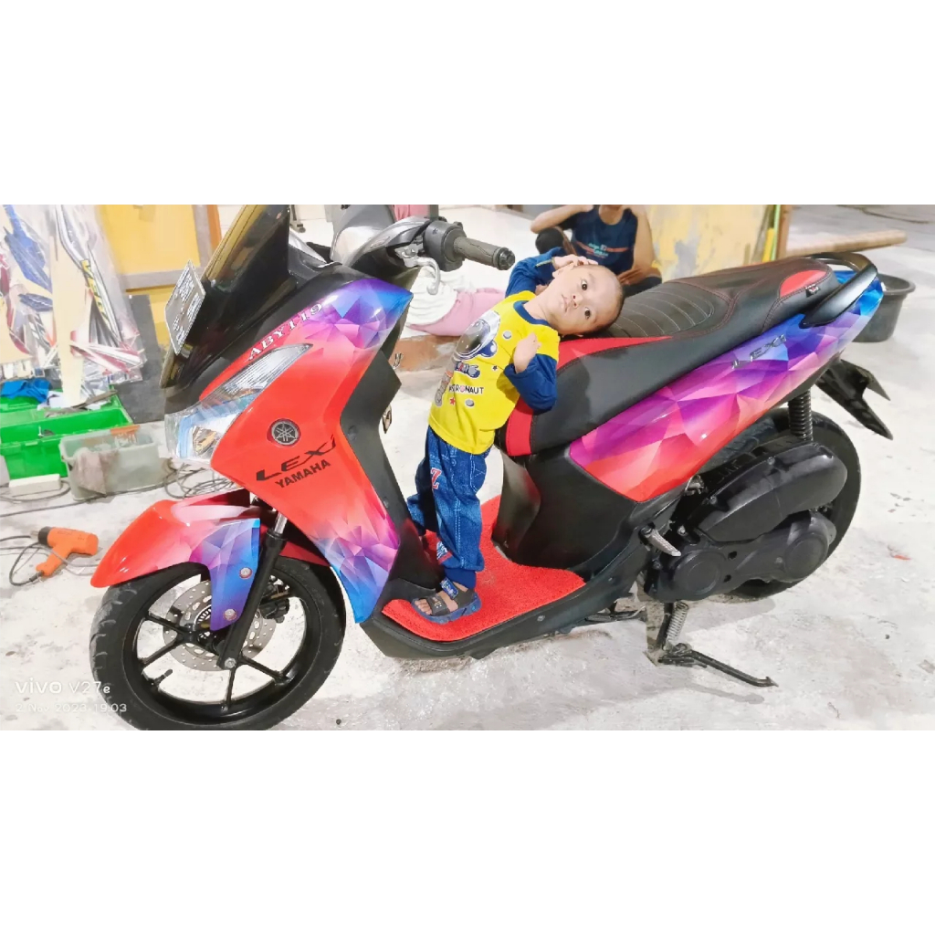 Jual Decal Sticker MOTOR YAMAHA LEXI.Sticker Lexi Fullbody-Dekal stiker ...