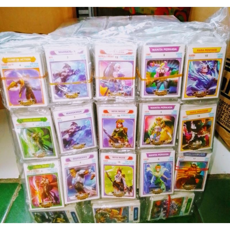Jual Kartu Kwartet 5 Sachet = 160 Lembar | Shopee Indonesia