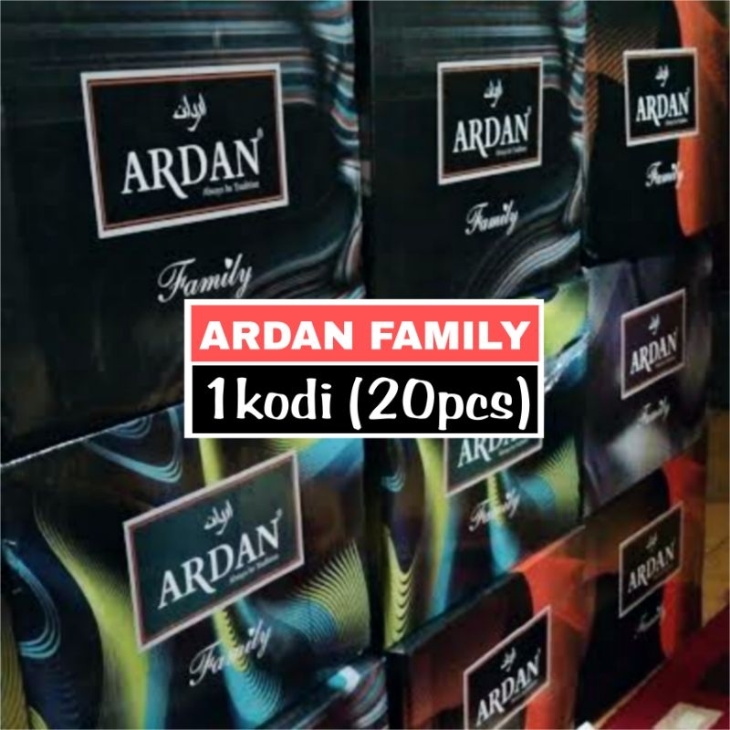 Jual 10pcs (1 kardus) ARDAN Sarung Ardan Family Seri Hitam GOLD 1 dus ...