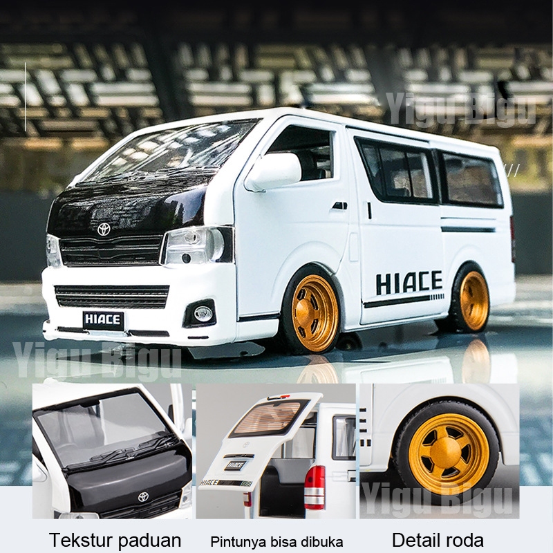 Jual Sale 1:32 Diecast Mobil TOYOTA HIACE H200 Special Color Limited ...