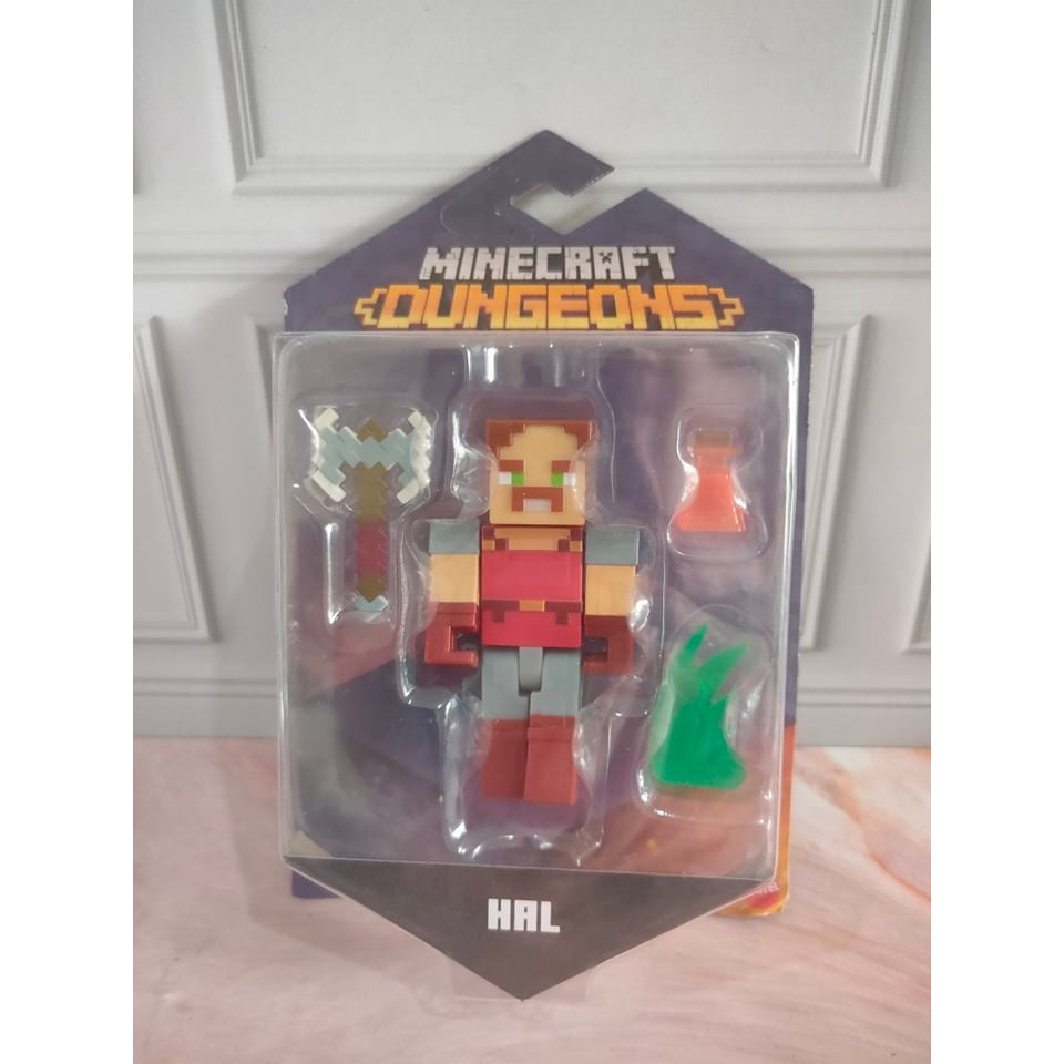 Jual Mattel Minecraft Dungeons Hal Action Figure | Shopee Indonesia