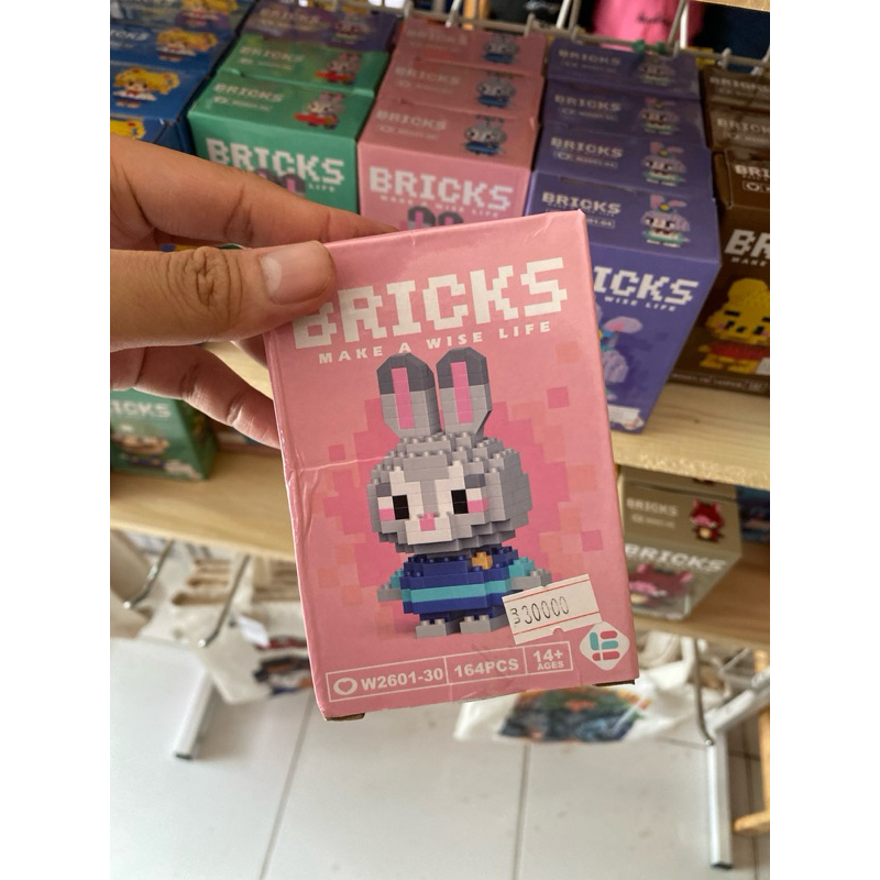 Jual LEGO BRICK LUCU Bricks Toys Model Kartun Building Blok Nano 3D ...