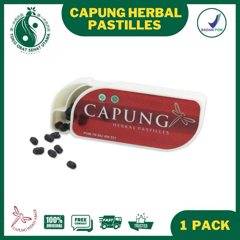 Jual PERMEN CAPUNG HERBAL PASTILLES (ECERAN 1 PACK) / Permen ...