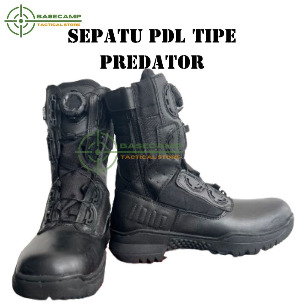 Jual Sepatu PDL Tactical Tipe Predator Sepatu PDL Tni Polri Tali Putar ...