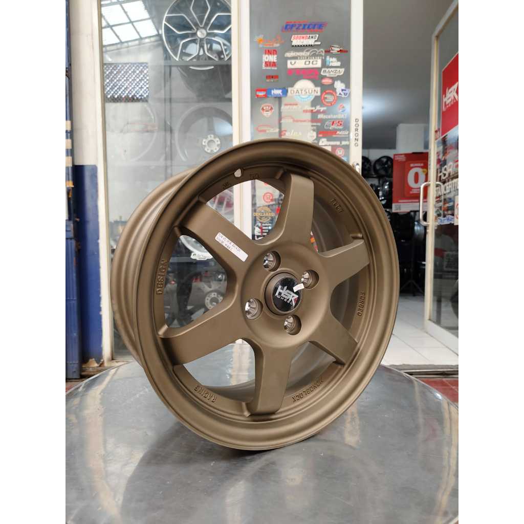Jual Velg Mobil Racing Model TE37 Ring 15 HSR Tokyo Lebar 6.5 Inch Pcd 4x100 For Mobil Soluna ...