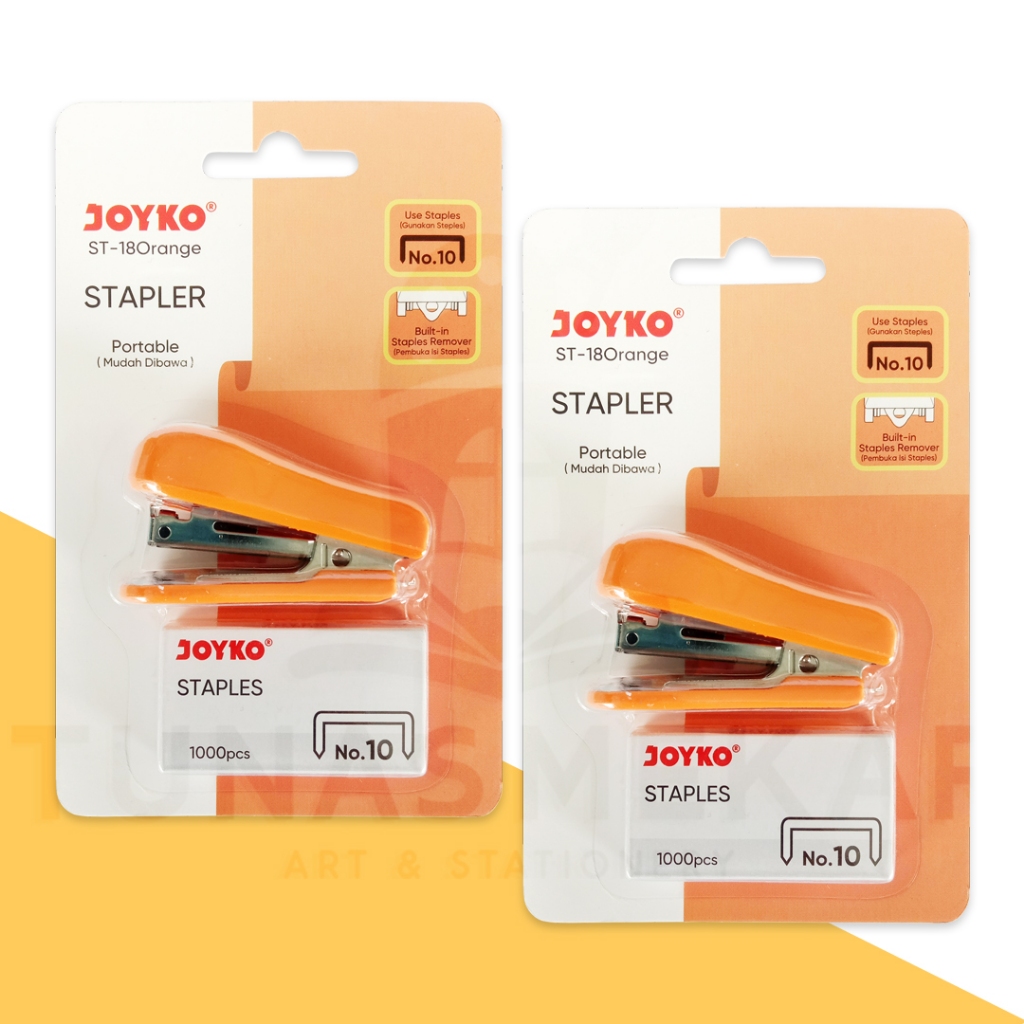 Jual Stapler dan Staples Isi Jepretan Joyko ST-18 1 Set ( Stepler + Isi ...
