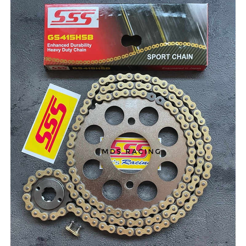 Jual Gear Set Gir Set SSS ORIGINAL 415 Cbr old - Cbr150R - Sonic150 - Tiger - Megapro - Verza ...