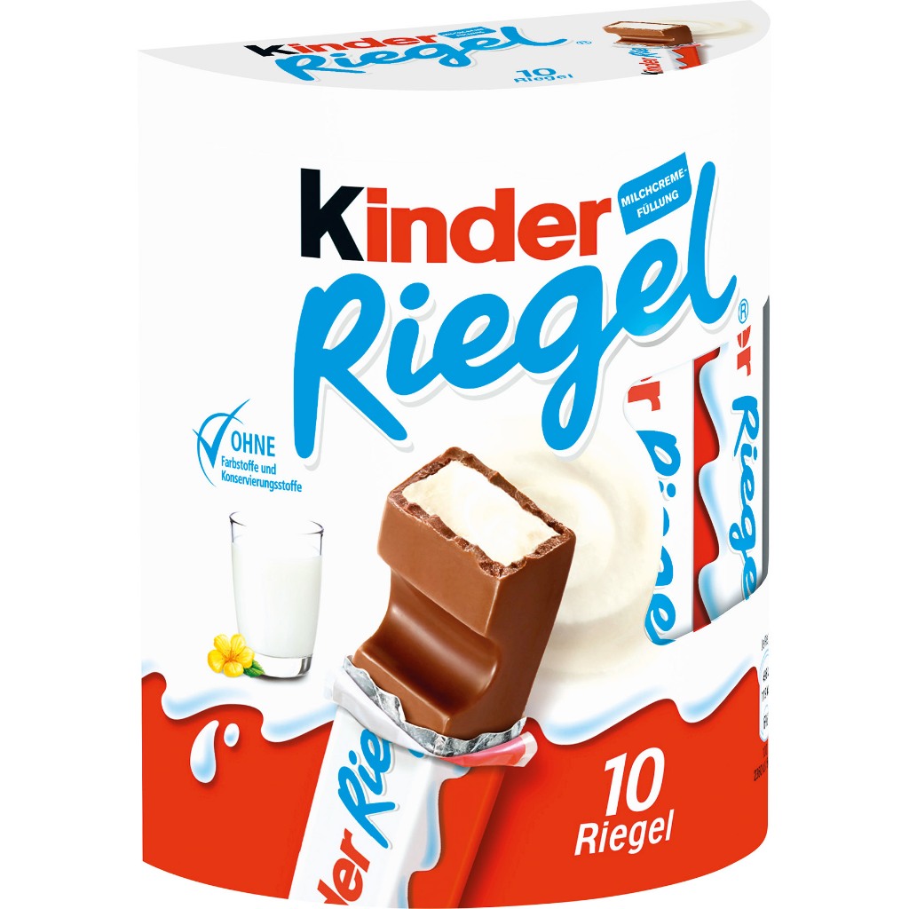 Jual Kinder Riegel | Kinder Bar | isi 10 pcs | isi 18 pcs | Shopee ...