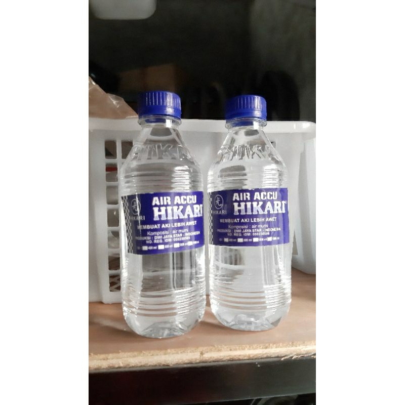 Jual air aki accu Hikari biru | Shopee Indonesia