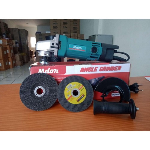 Jual Mesin Gerinda Grenda Tangan Listrik Potong Disc Grinder 4" Mdon ...
