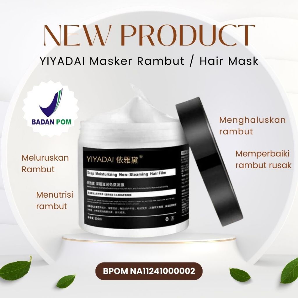 Jual [SUDAH BPOM] YIYADAI Masker Rambut, Rambut lembut & sehat | Hair ...
