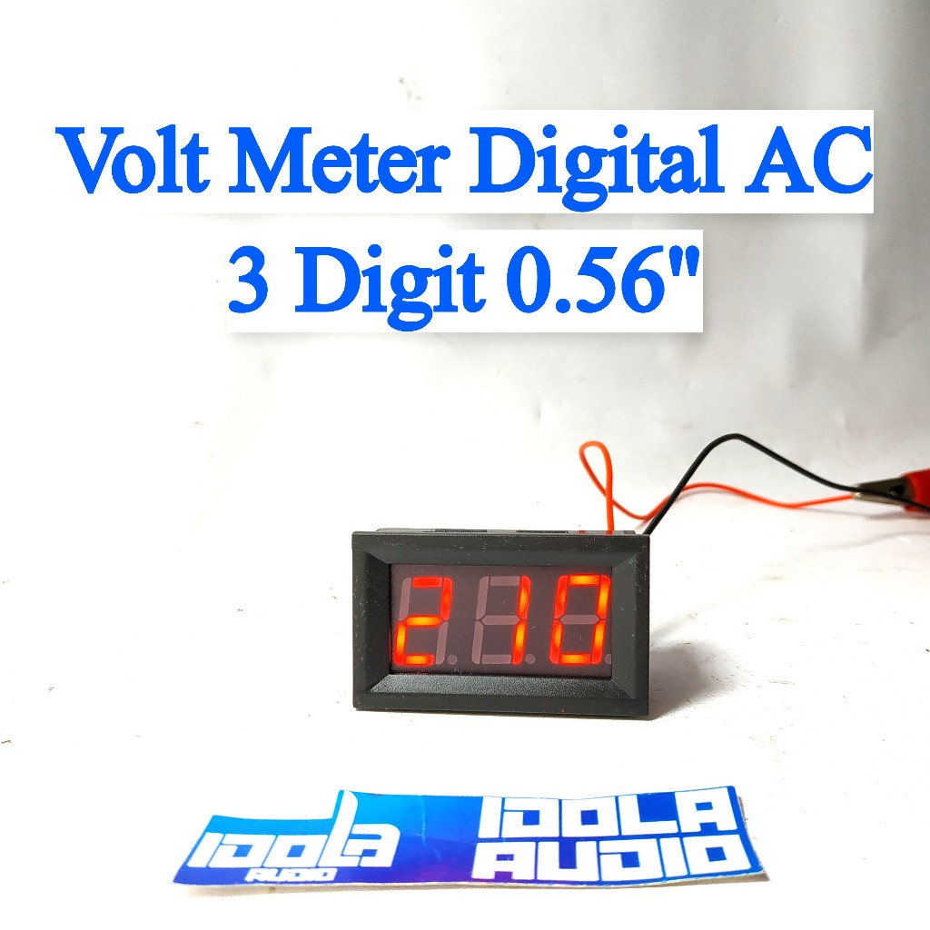 Jual Volt Meter Digital AC 3 Digit 0.56" | VoltMeter AC 3 Angka Digital ...