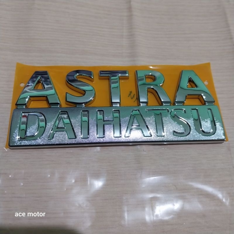 Jual logo emblem tulisan bagasi astra daihatsu belakang untuk mobil ...