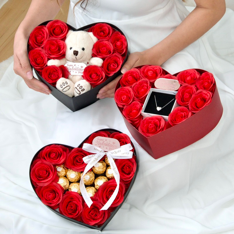 Jual MINI ROSE BOX - Hadiah Buket Bunga Mawar Pacar Cewek Anniversary ...