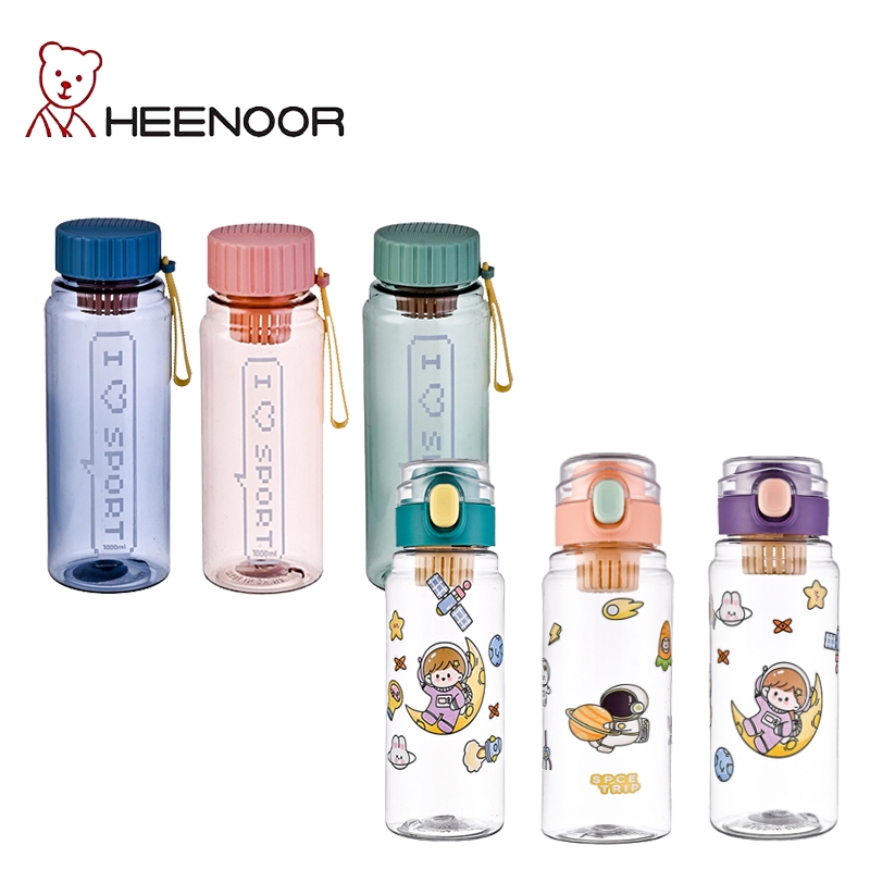 Jual Heenoor Botol Plastik Polos I LOVE SPORT + Saringan & Gantungan | 1000ML | HX-729/730 ...