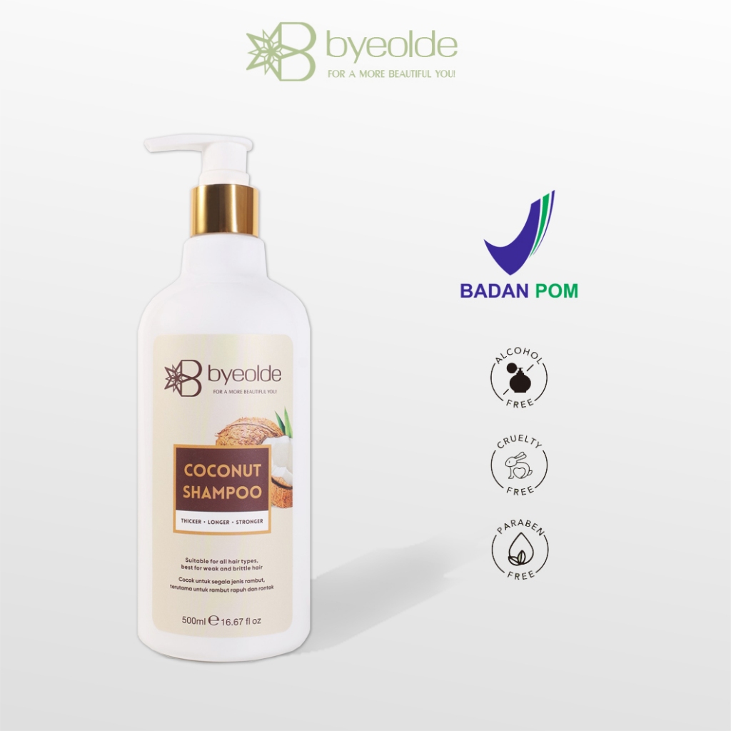 Jual Byeolde coconut shampo 500 ml / shampoo anti ketombe / sampo rambut rontok / sampo minyak ...