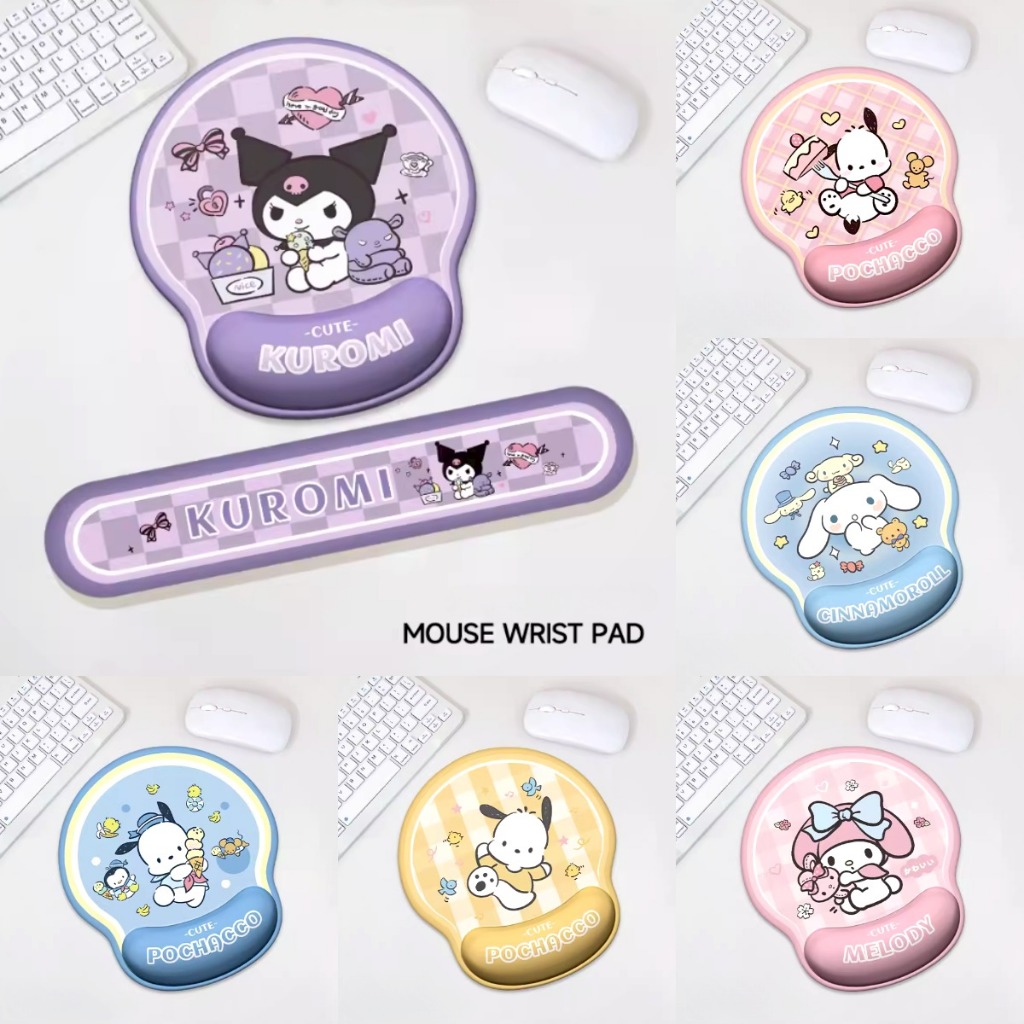 Jual Cute Pastel Squishy Sanrio Premium Mousepad Wrist Alas Tatakan ...