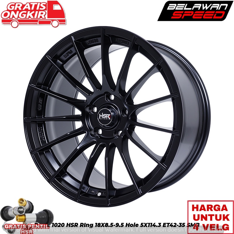 Jual PELEK MOBIL RACING VELG MODIFIKASI RING 18 R18 HSR RACE PCD 5X114,3 UNTUK XPANDER INNOVA ...