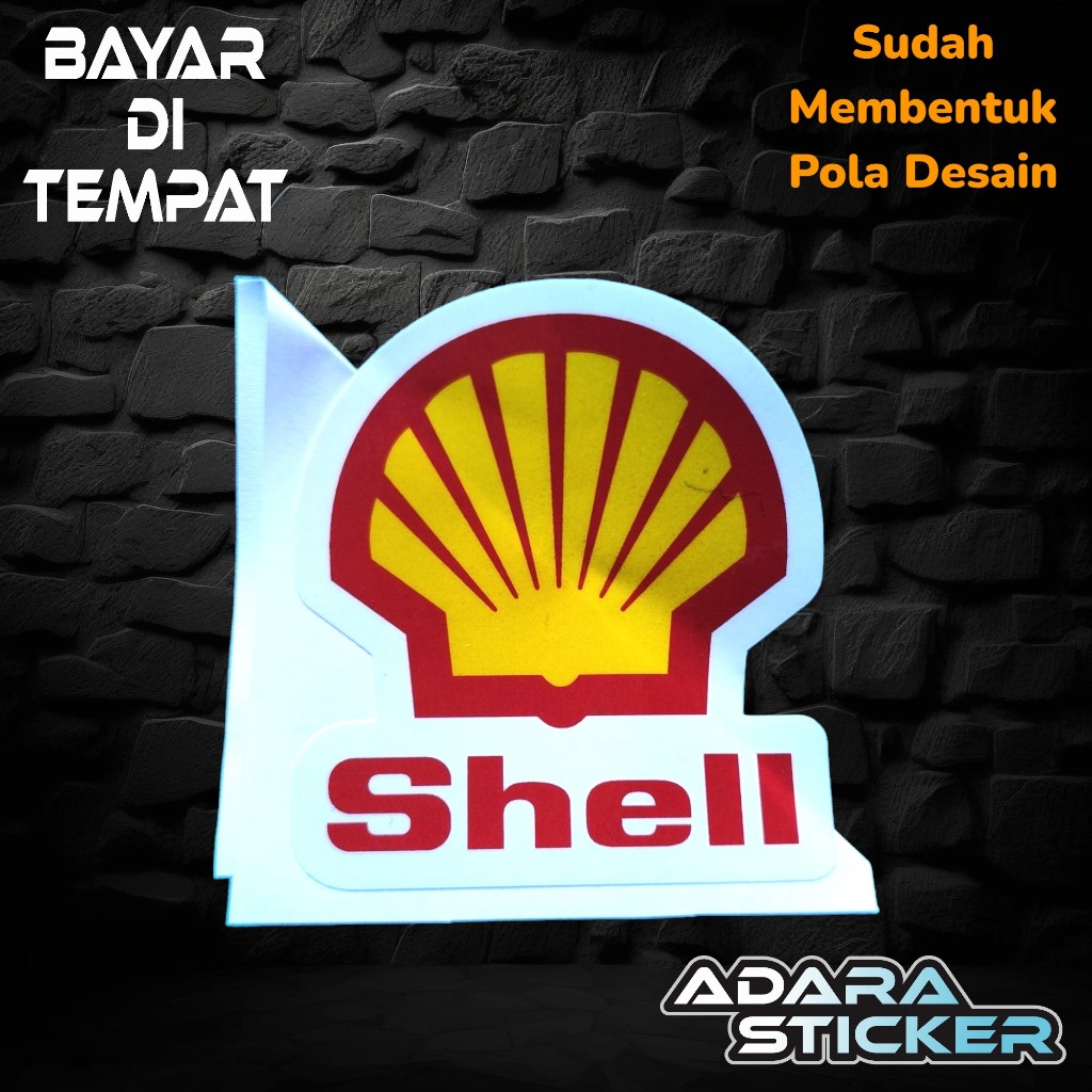 Jual Stiker Printing SHELL LOGO Bisa Untuk Helm Motor dan Mobil ...