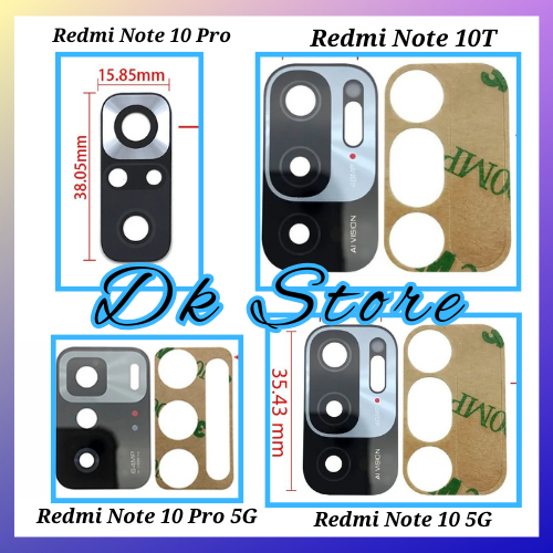 Jual Kaca Lensa Kamera Hp XIAOMI REDMI NOTE 10 PRO / 105G / 10T / 10 PRO 5G Kaca Camera Lens ...