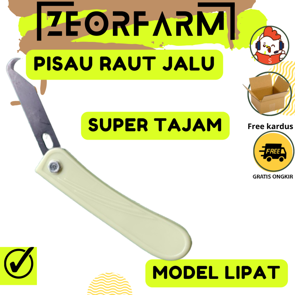 Jual Pisau Peruncing Jalu Ayam Kualitas Terbaik Model Lipat model baru ...