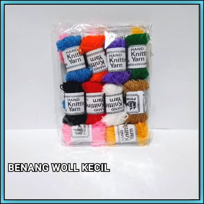 Jual 1 Pak Benang Woll Warna Warni / Benang Wol 10 Warna Isi 10 Pcs ...
