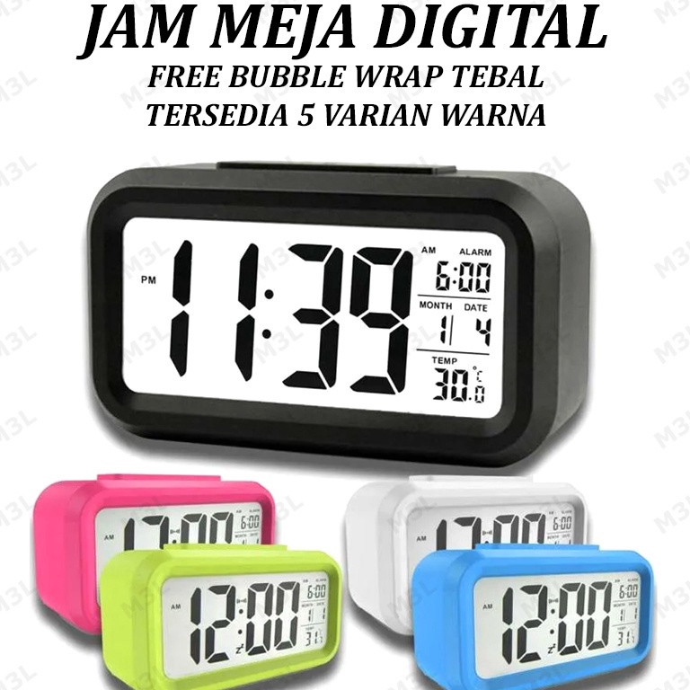 Jual Dapatkan Sekarang KodeQ6c6B Jam Meja Digital Jam Weker Pintar ...