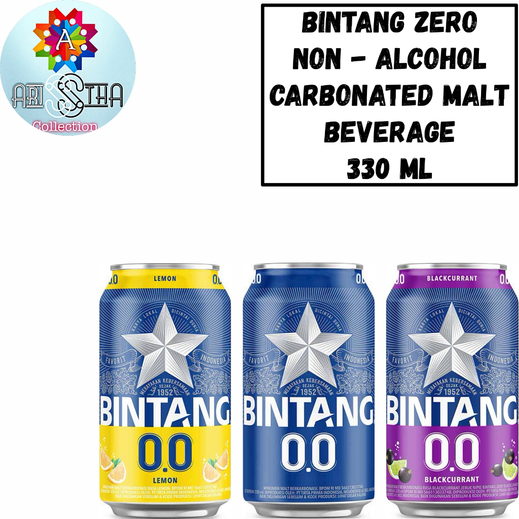 Jual Bintang Zero Minuman Malt Soda 330 ML | Shopee Indonesia