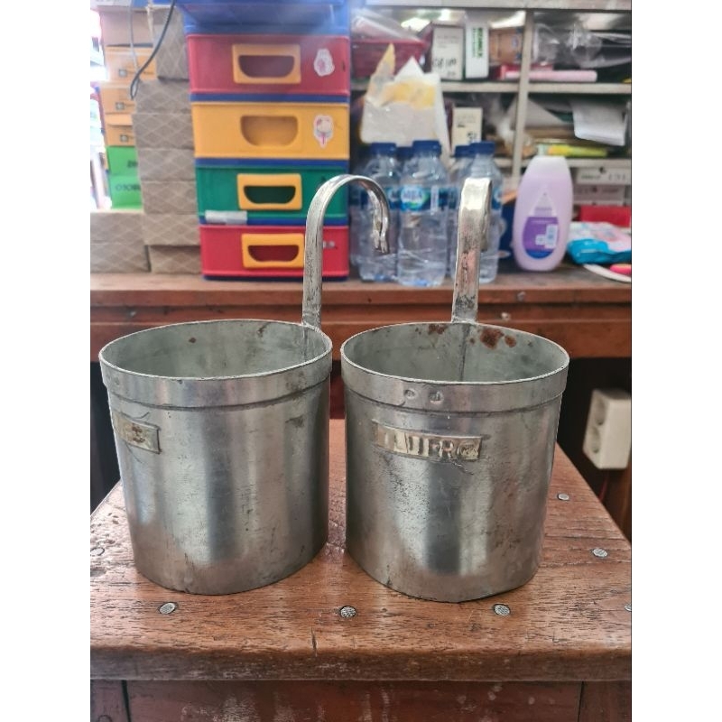 Jual literan takaran minyak tanah bensin solar beras 1 liter 1 kilogram ...