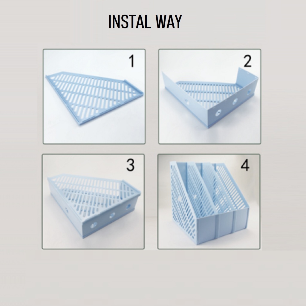 Jual Plastic Box Filling 3 Tier / Box File Plastik / Dokumen Box Rakit ...