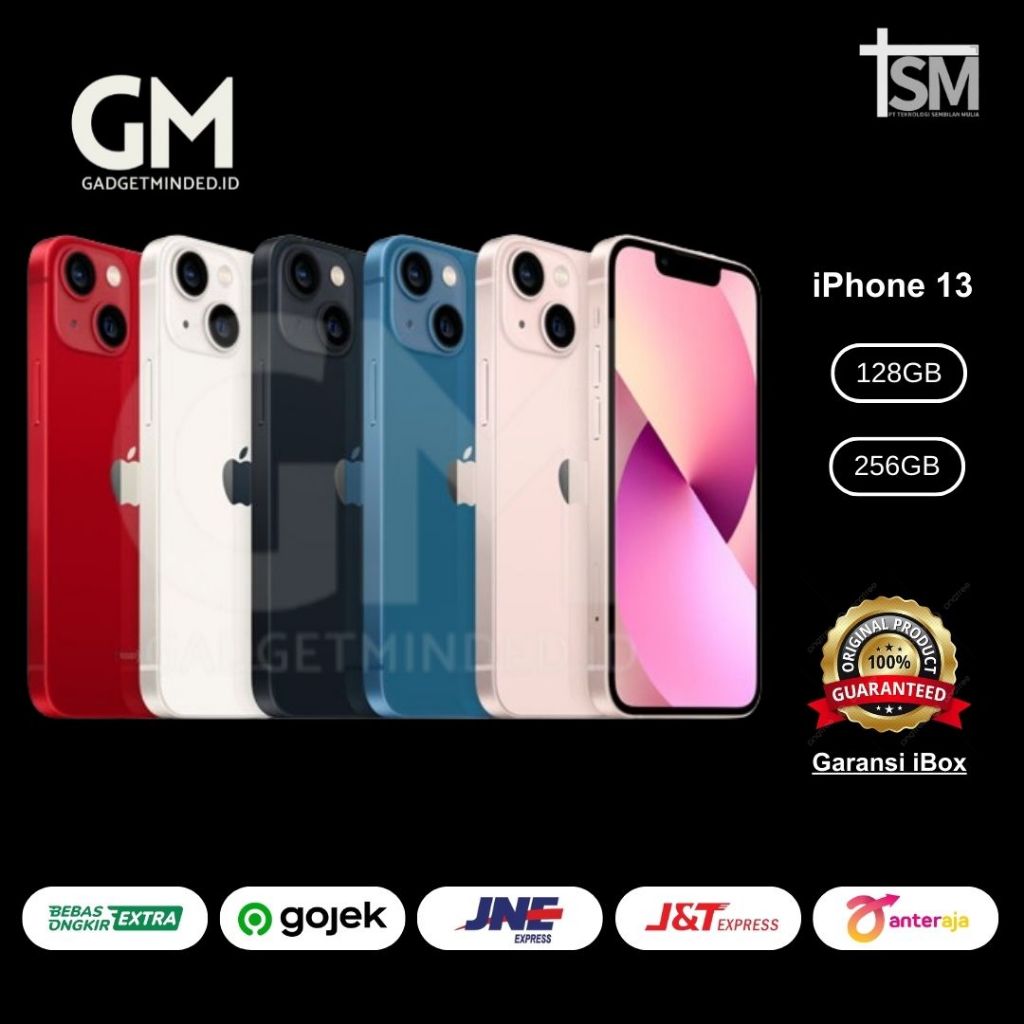 Jual [ 100% ORIGINAL ] iBox iPhone 13 (128GB/256GB) Garansi Resmi ...