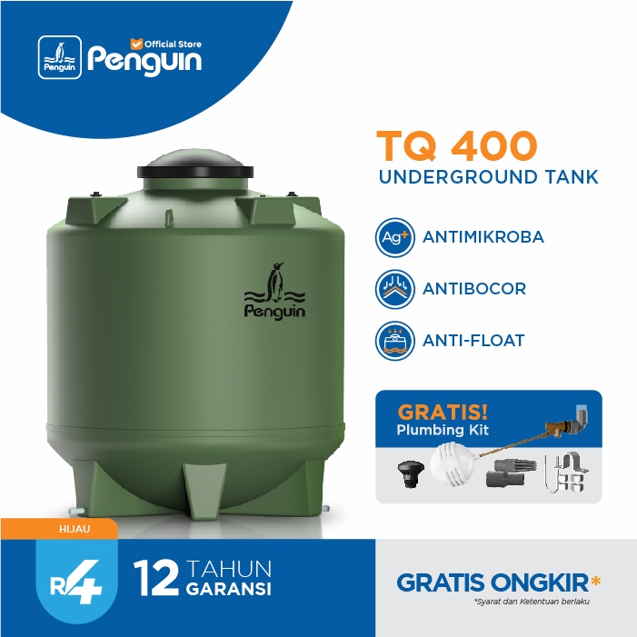 Jual Penguin Tangki Air Pendam | Toren | Underground Tank TQ 400 4000 ...