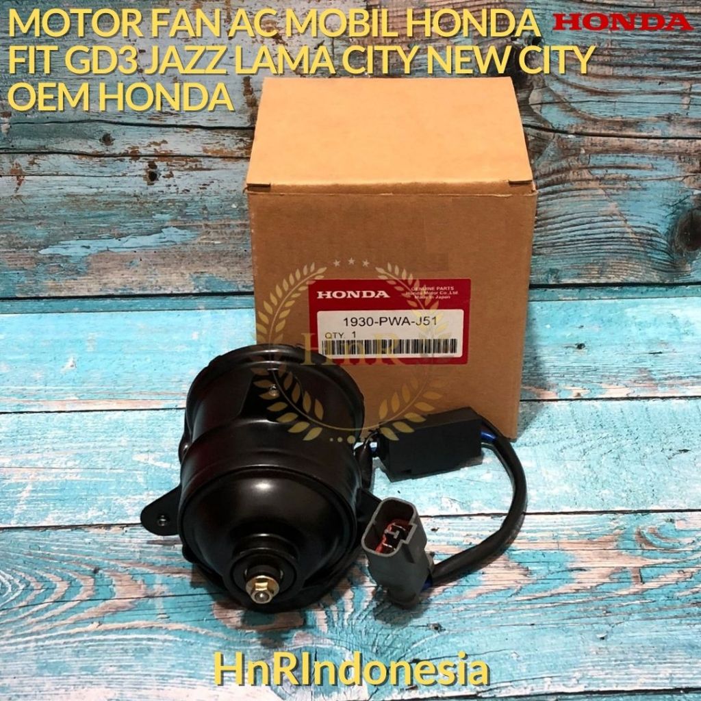 Jual Motor Fan Radiator AC Mobil Honda Fit GD3 Jazz Lama City New City ...