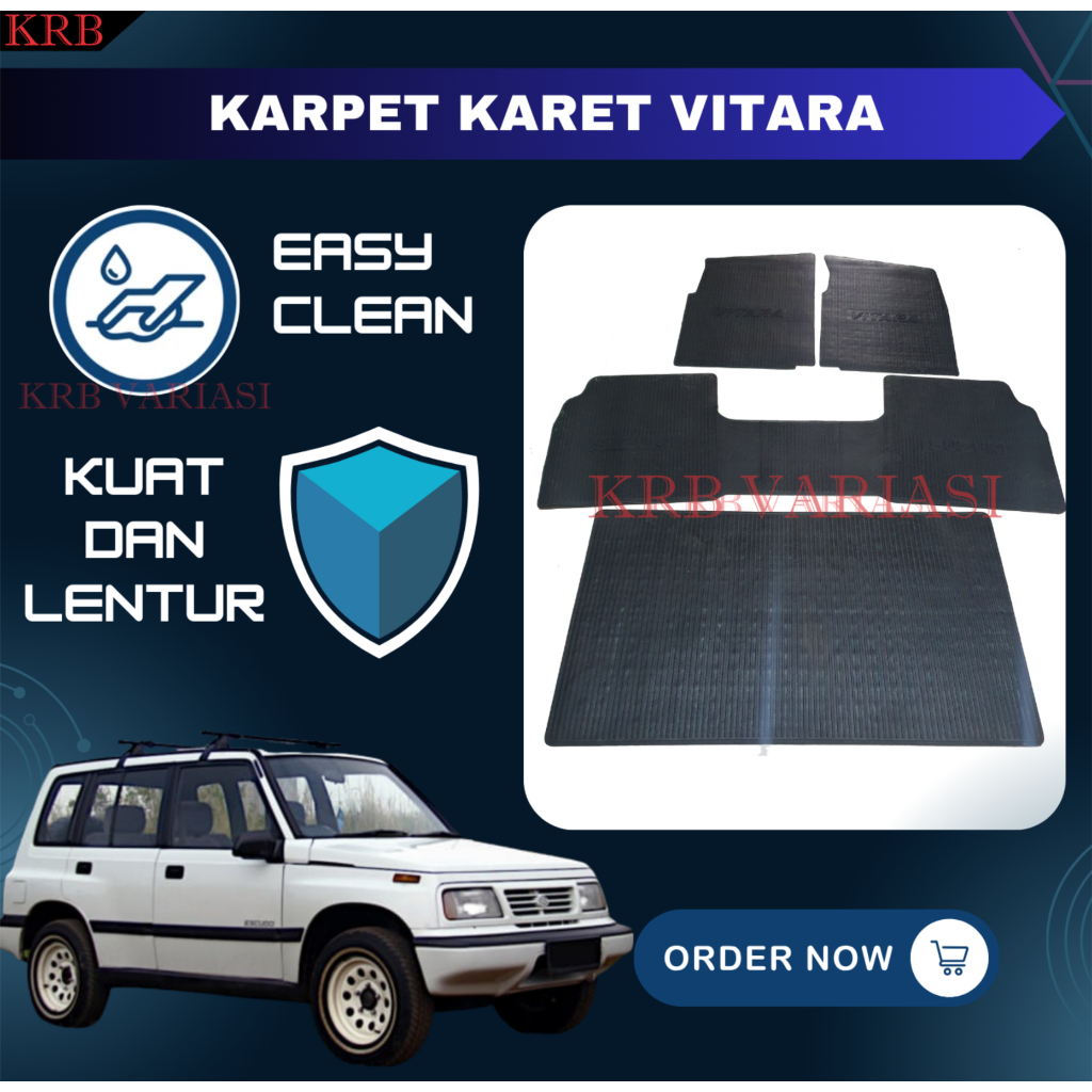 Jual Karpet Karet Alas Lantai Suzuki Vitara 1 Set Fullset Karpet Vitara ...