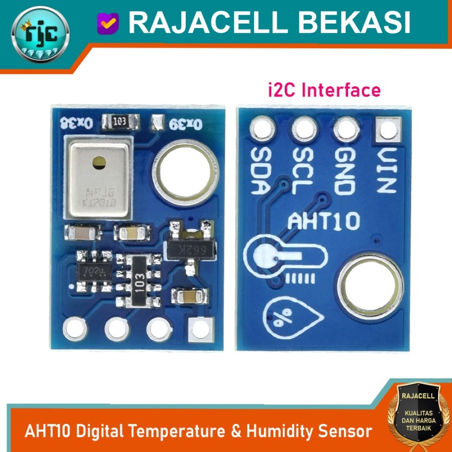 Jual AHT10 Digital Temperature & Humidity Sensor i2C Sensor Suhu Kelembapan | Shopee Indonesia
