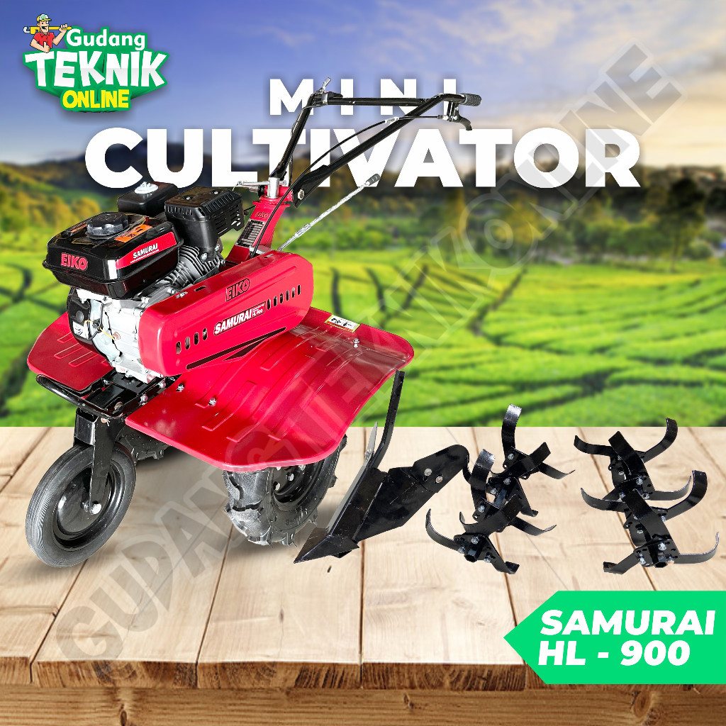 Jual Mesin Traktor Mini Cultivator SAMURAI HL900 Vbelt / Mesin Bajak ...