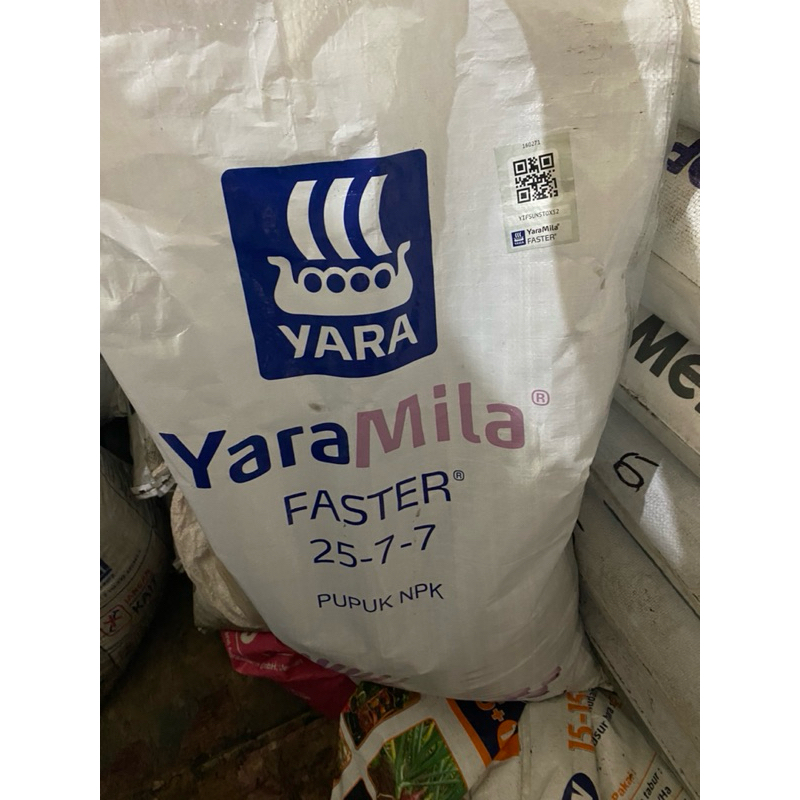Jual Pupuk yara npk faster 25 7 7 repack 1kg | Shopee Indonesia
